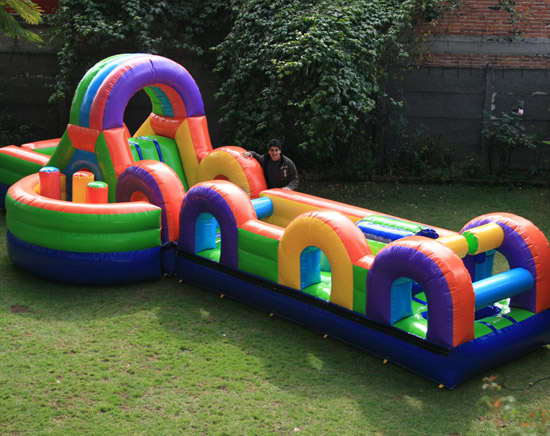 Laberinto Infantil con Curva | Renta de Inflables